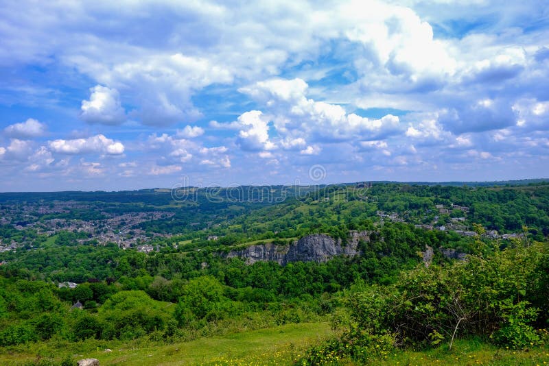 Display of Cliffs Covered by Dense Forests and Rich Vegetation Below ...