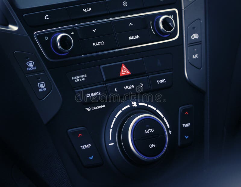 Display climate control stock image. Image of leather - 99781999