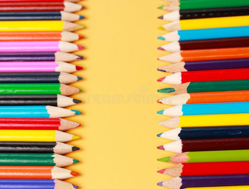 A Display of Colored Pencils Stock Photo - Image of color, bright: 48877446