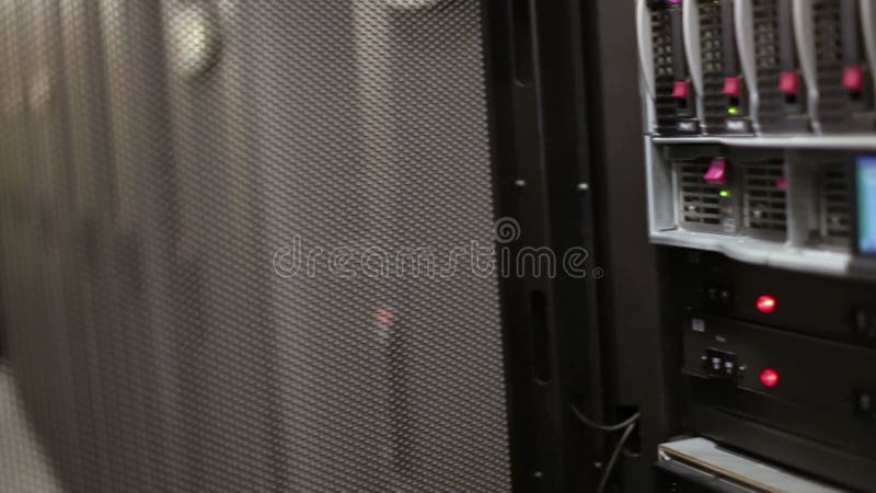 Display and Control Panel on Racks with Equipment Stock Footage - Video ...