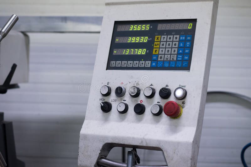 The Display with Coordinates X Y Z Stock Photo - Image of computer ...