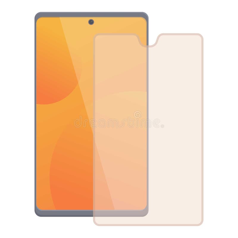 Display Cover Glass Icon Cartoon Vector. Smart Cover Touch Stock Vector ...