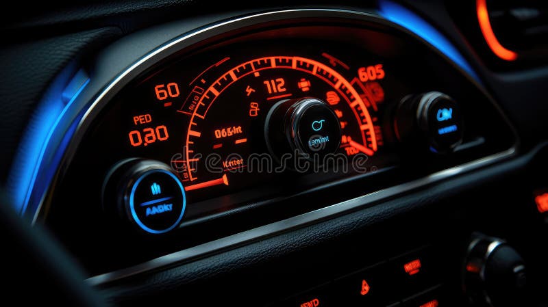 Display Dashboards Warning Light Tire Pressure Stock Illustration ...