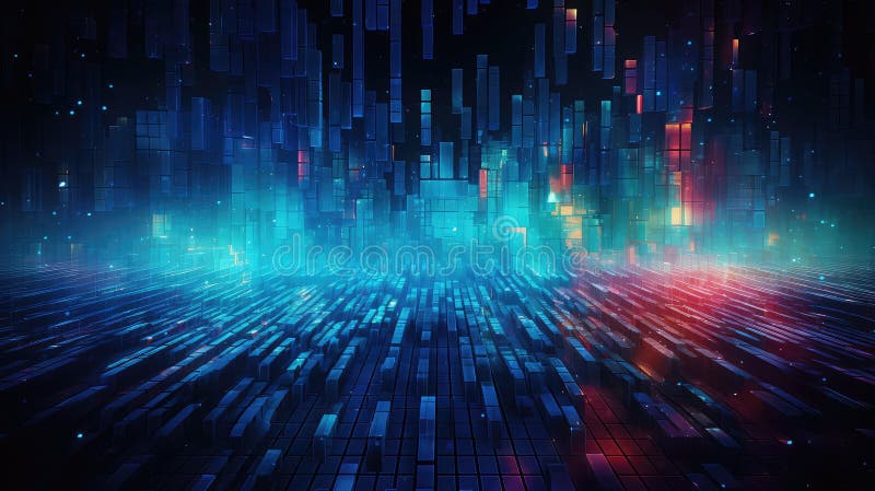 Display electric texture stock illustration. Illustration of modern ...