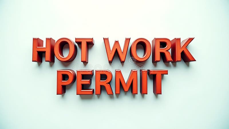 Notice for Hot Work Permit Requirements in Industrial Environments ...