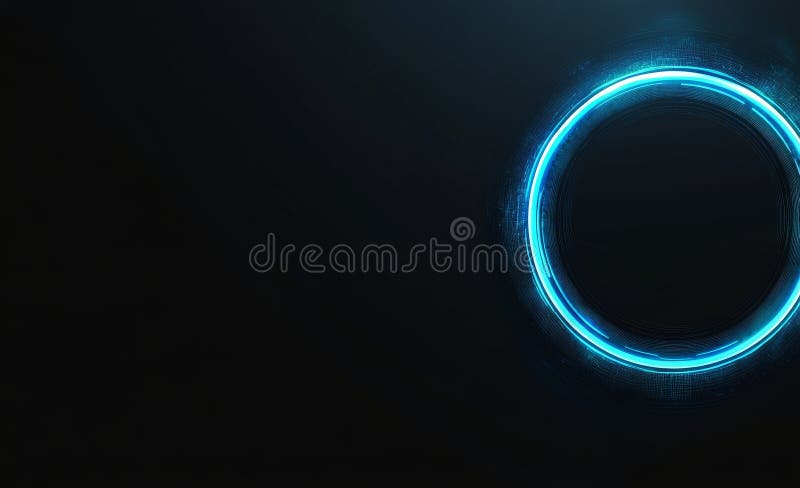 The Display of Energy is Highlighted by a Glowing Blue Ring that Stands ...