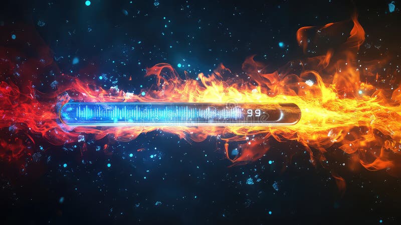 Display Exploded View of Digital Thermometer Minima Stock Illustration ...