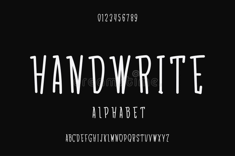 Vector Display Font Design with Halftone Shadow, Alphabet Stock Vector ...