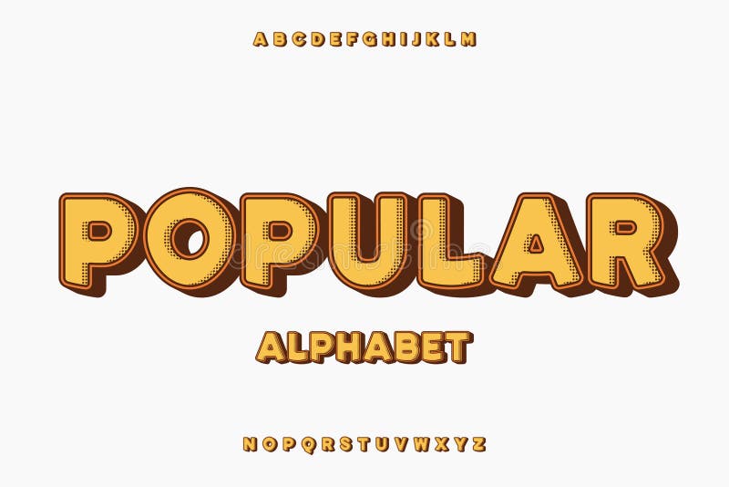 Display font vector design stock vector. Illustration of logotype ...