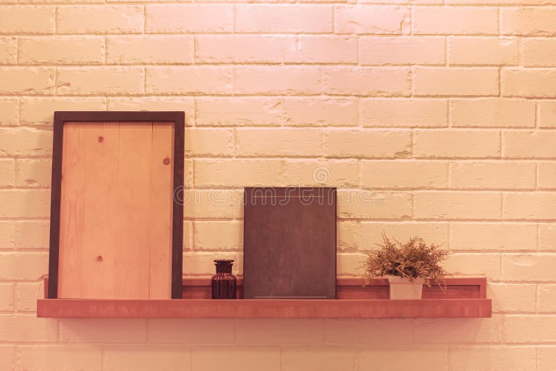 Display Frame in Coffee Shop Stock Photo - Image of display, text: 77662826