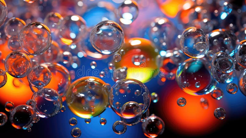 Display glass bubbles stock illustration. Illustration of colors ...