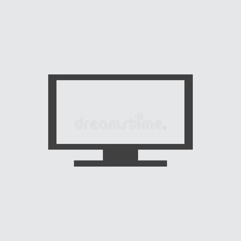 Display icon illustration stock vector. Illustration of flat - 78369976