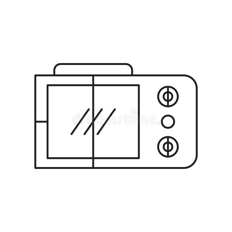 Display Icon Vector Isolated on White Background, Display Sign ...