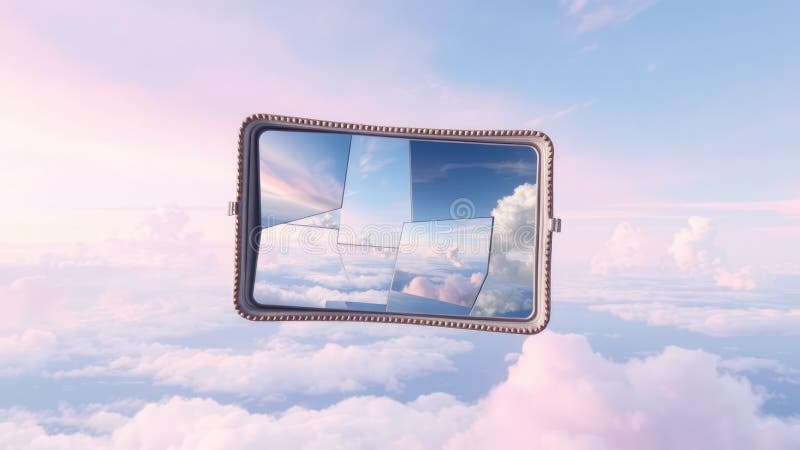Display of Innovative Technology in a Serene Sky with Multiple ...