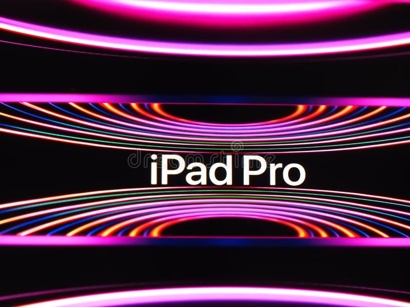 Display of an IPad Pro by Apple Editorial Photo - Image of ...