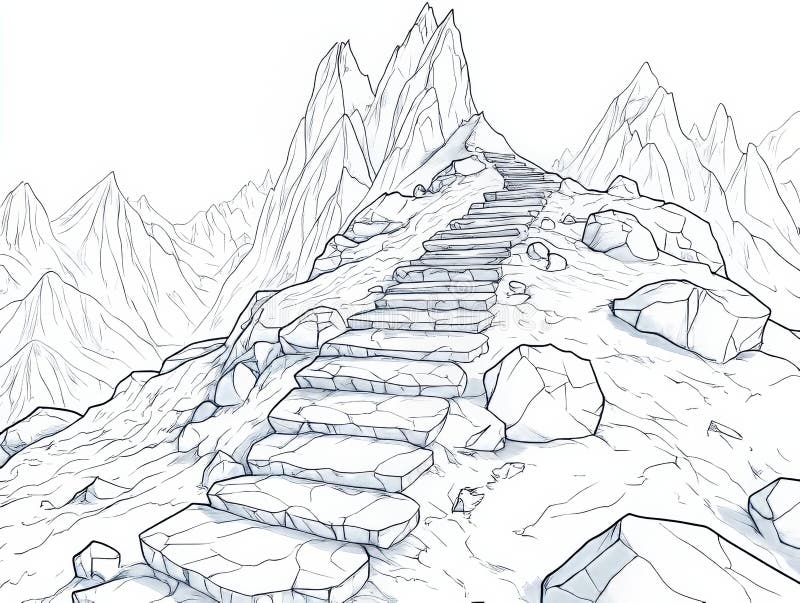 Display of Line Art Illustration Techniques Using Speed Ladder Art ...