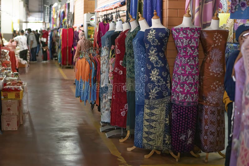 Display of Local Textiles in Front of Small Shops Editorial Image ...