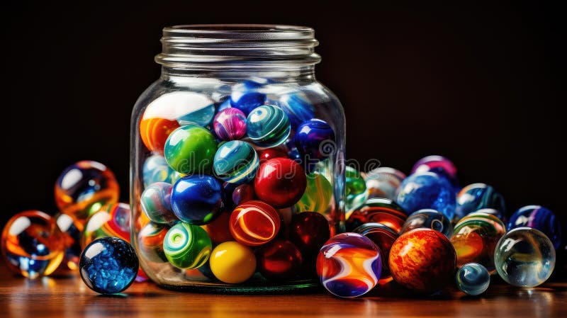 Display marbles glass stock illustration. Illustration of texture ...