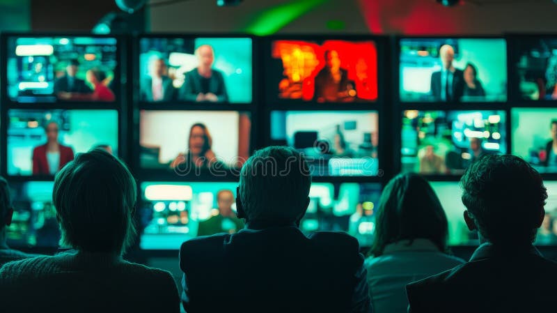 Display of Multiple TV Programs and News Channels in a Dynamic Collage ...