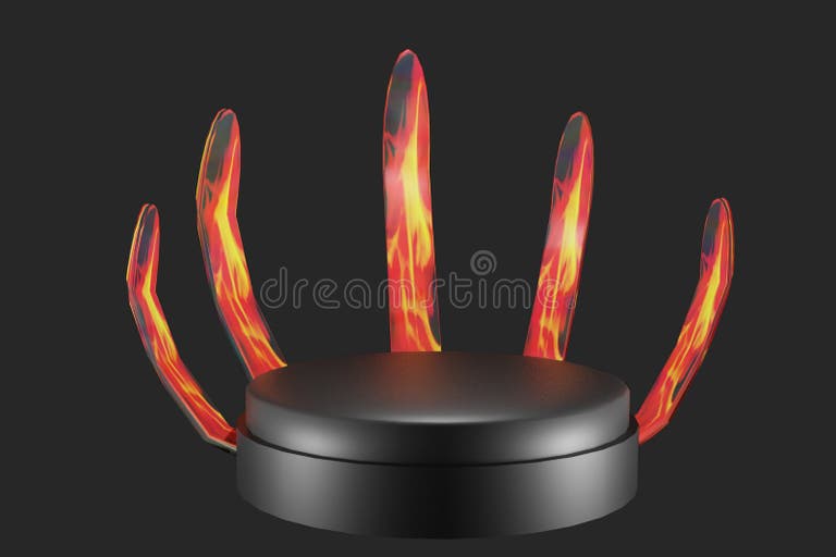 Miniature Burning Fire Sign Stock Illustrations – 15 Miniature Burning ...