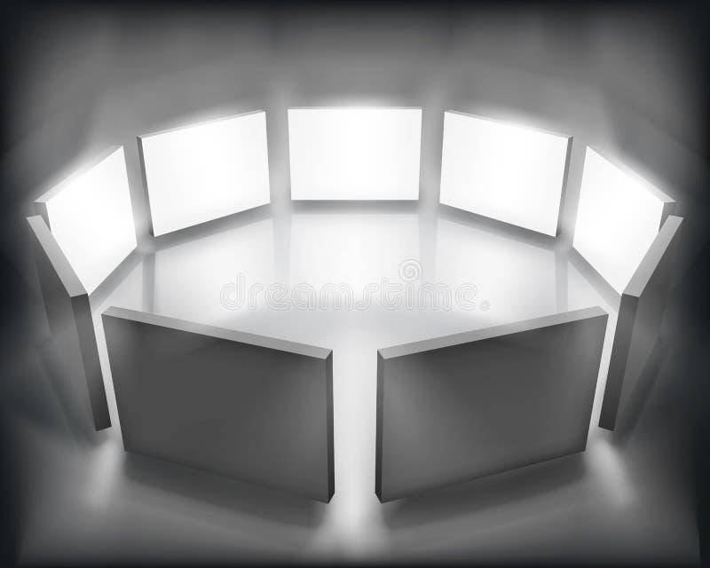 Display Panels. Vector Illustration. Stock Illustration - Illustration ...