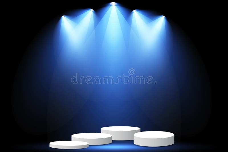 Display Pedestal, Design Platform, Empty Product, White Room and Side ...