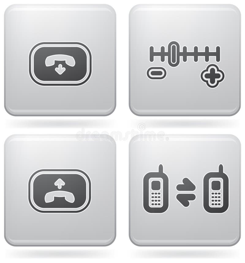 Display Phone Icons stock vector. Illustration of handset - 15327551
