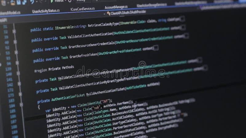 Display and Programmer Code Drop-down Menu, Stock Video - Video of ...