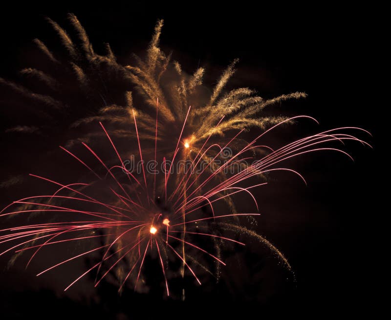 Display of pyrotechnics stock image. Image of star, happy - 82478765