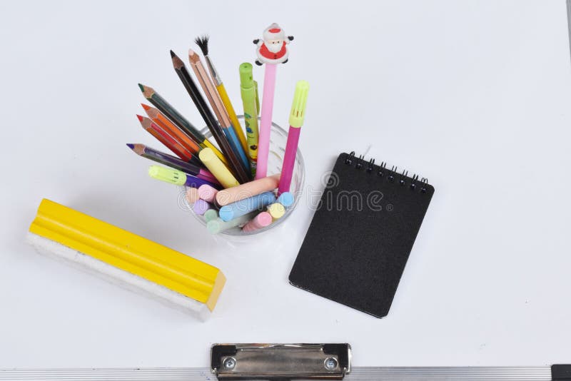 Display of School Stationary Material Stock Photo - Image of ...