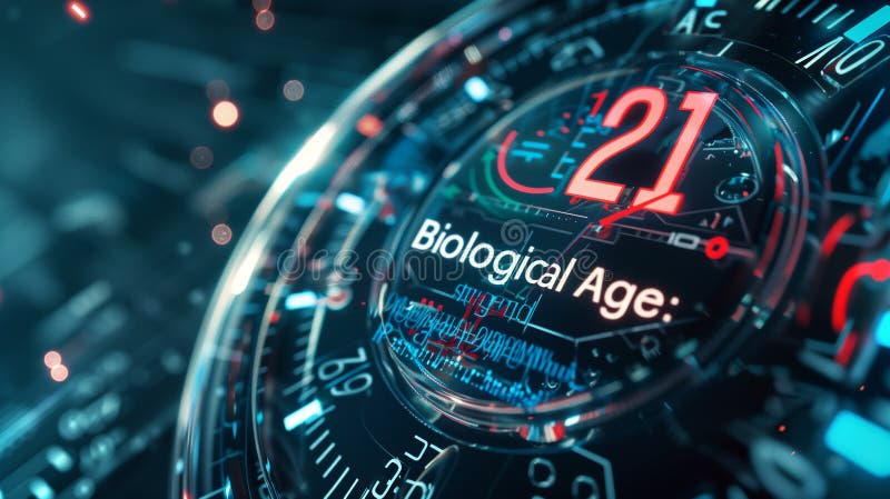 This Display Shows a Digital Readout of Biological Age and Youth ...