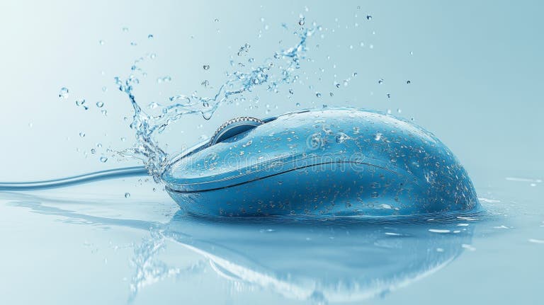 In a Display of Sleek Design and Innovation, a Modern Computer Mouse is ...