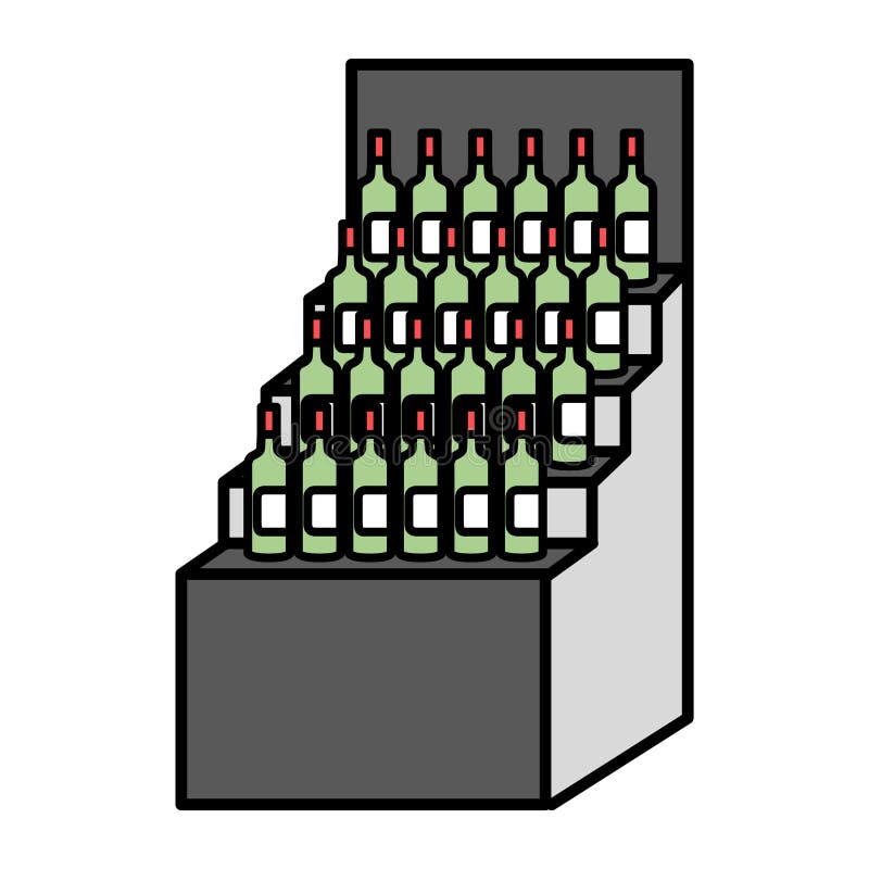 Stand or Display Icon, Shelf Icon, Vector Illustration Stock Vector ...