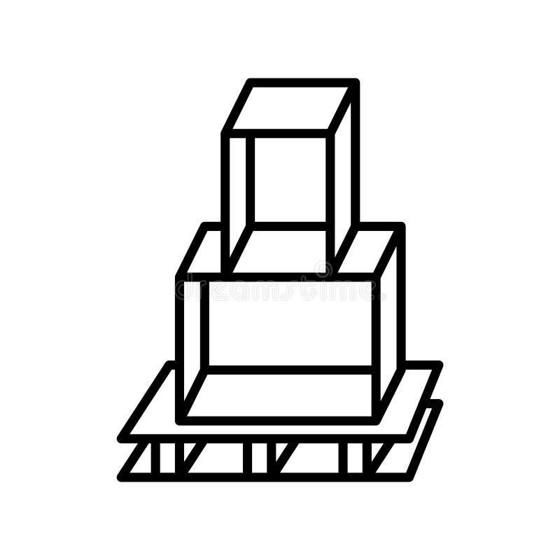 Display Stand Icon Vector Illustration, Stock Vector - Illustration of ...