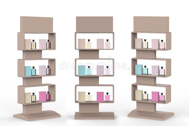 Retail Display Stand for Product Stock Vector - Illustration of board ...