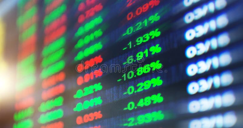 Stock market quotes stock image. Image of graph, market - 284854329