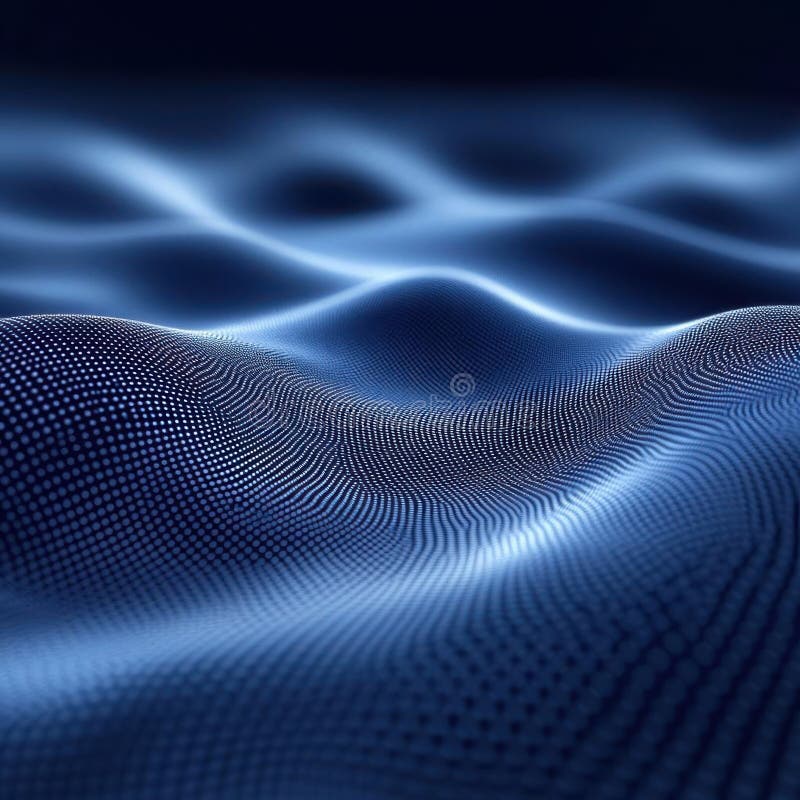 Display a Textured Surface with Digital Waves and Surface Topology ...