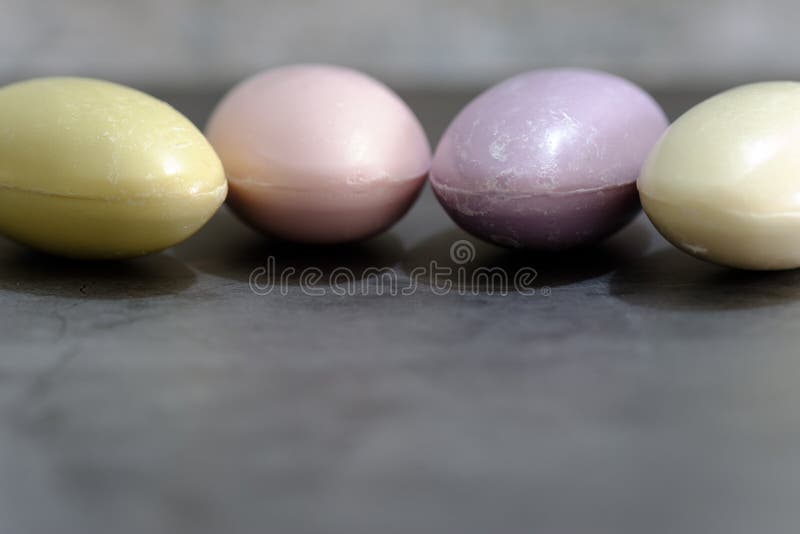 Display of Various Color of Round Bath Balls Stock Image - Image of ...