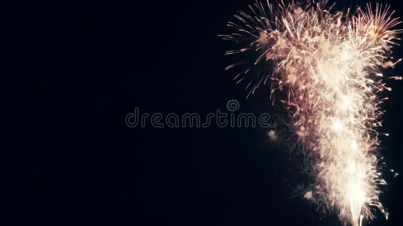 Display of Vibrant Fireworks Exploding Against a Deep Night Sky ...