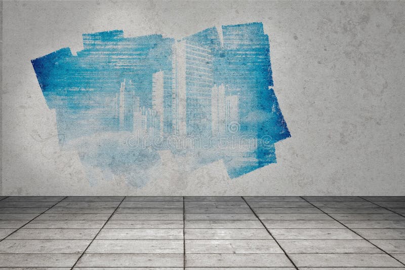 Display on Wall Showing Data Graphic Stock Image - Image of statistics ...