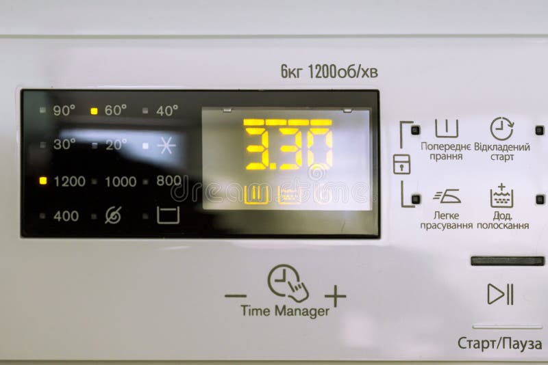 Display washing machine stock image. Image of device - 36681467