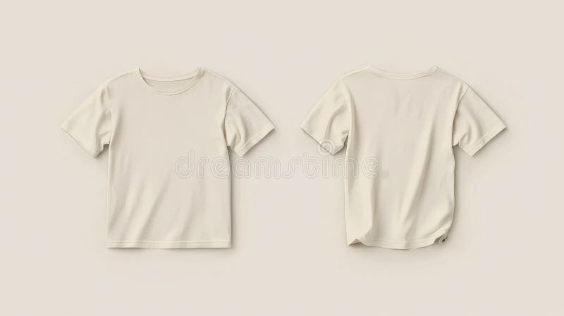 Displayed As Both a Front and Back View, this Mockup Represents an ...