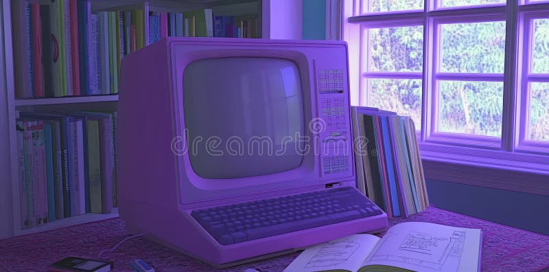 Displayed on a Computer Screen is a Calendar and Clock. Design Graphics ...