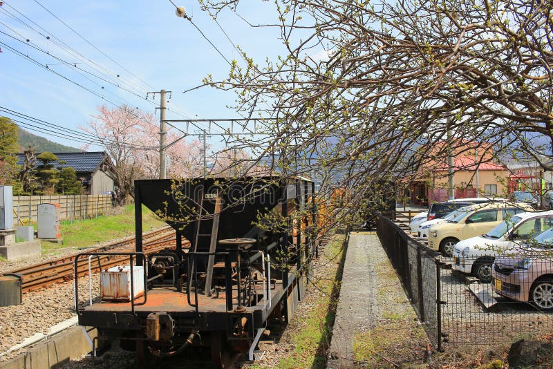 Displayed in Front of Shimo-Yoshida Station. Editorial Image - Image of ...