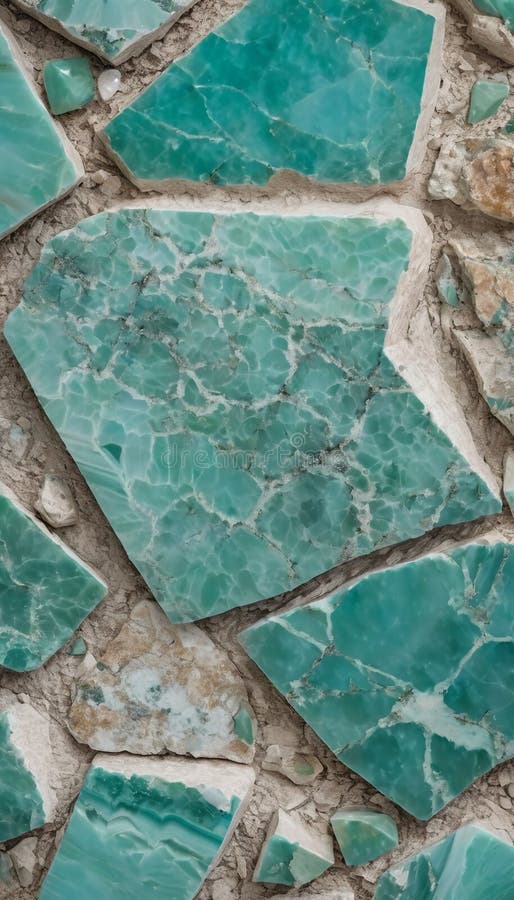 Displayed is a Stunning Texture of Amazonite Mineral Stone Featuring ...
