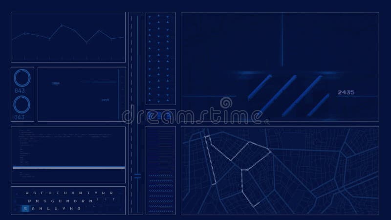 Displaying Animation of Graphs and Maps, Digital Interface with Data ...