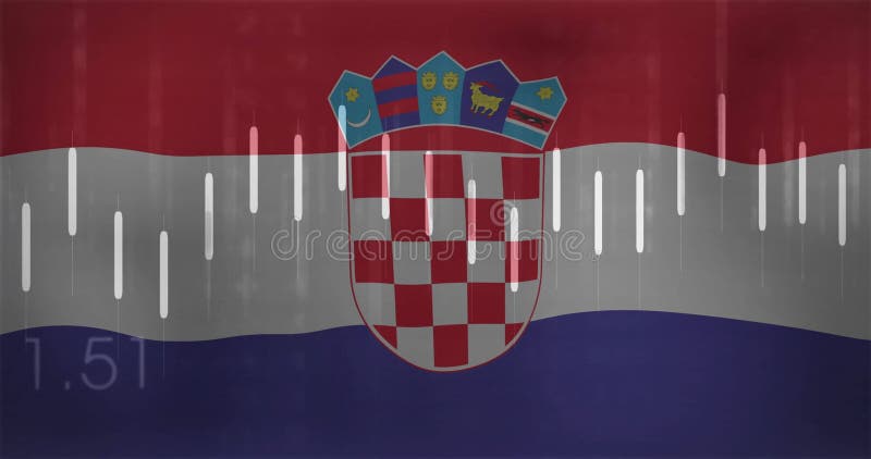 Displaying Croatian Flag Showing Translucent Bars, with Checkerboard ...
