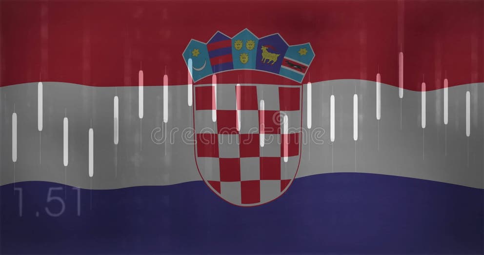 Displaying Croatian Flag Showing Translucent Bars, with Checkerboard ...