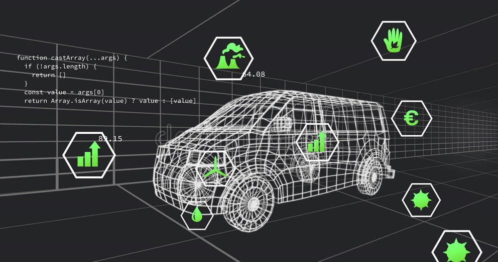 Wireframe Van Stock Illustrations – 929 Wireframe Van Stock ...