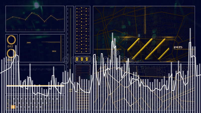 Displaying Graphs and Charts, Data Analytics Dashboard with Numerical ...